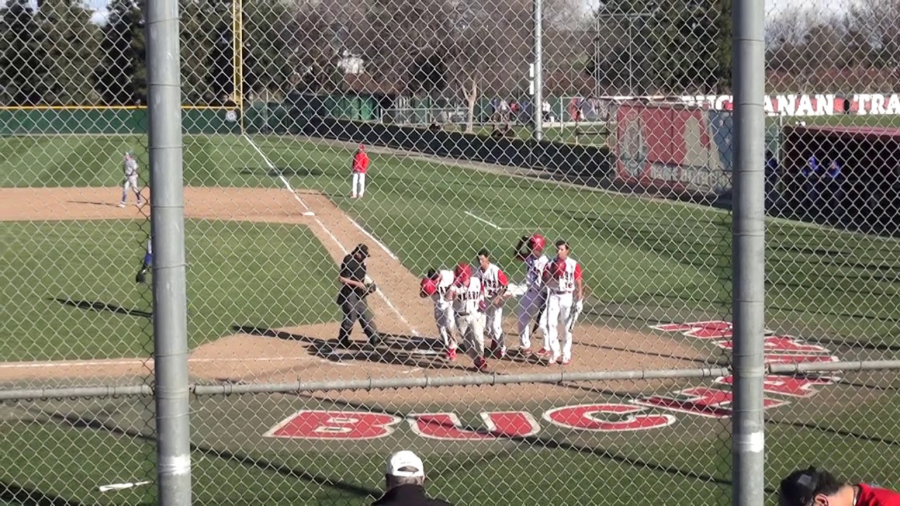 Brady opens TRAC play with a homerun and double vs Clovis - YouTube
