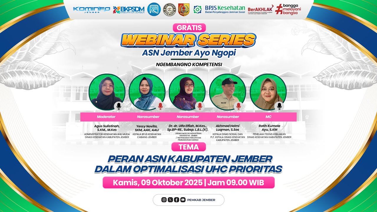 WEBINAR SERIES ASN AYO NGOPI 2025 TEMA 9 Bersama BPJS Kesehatan Kab ...