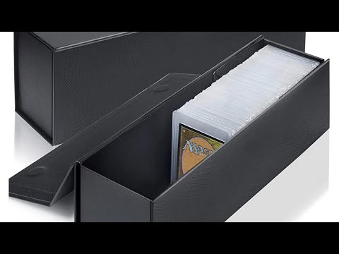 Top loader card box w/ magnetic top—assembly and review. - YouTube