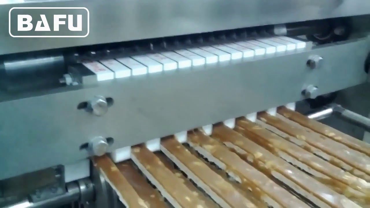 candy bar production line, candy bar cutting machine,candy slitter,Bar ...