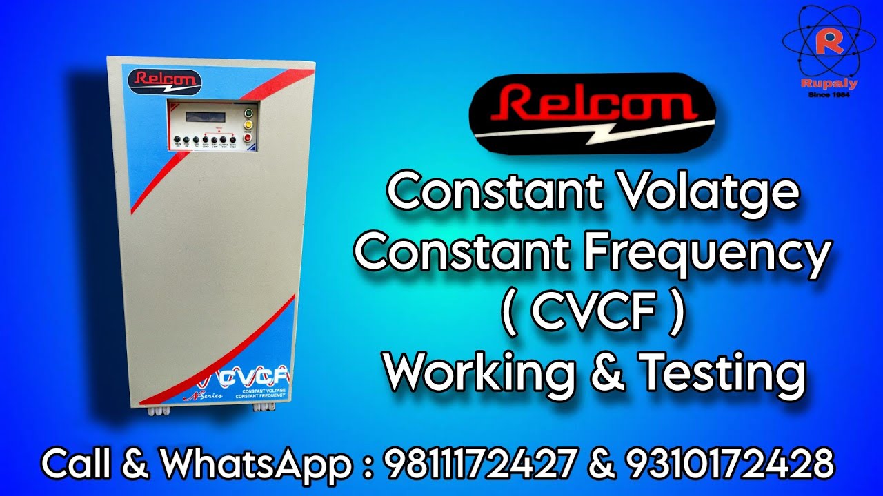 Relcon CVCF constant voltage constant frequency With 7AH Battery Box ...