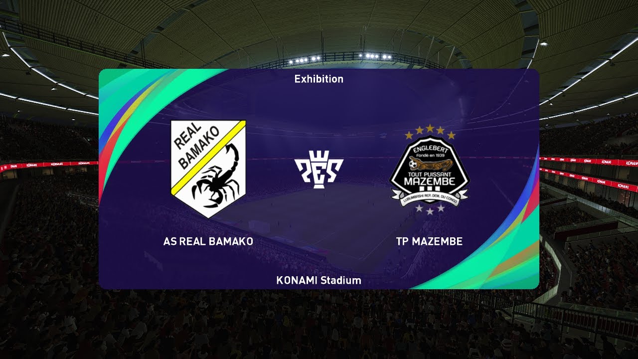 AS Real Bamako vs TP Mazembe (19/03/2023) CAF Confederations Cup PES ...