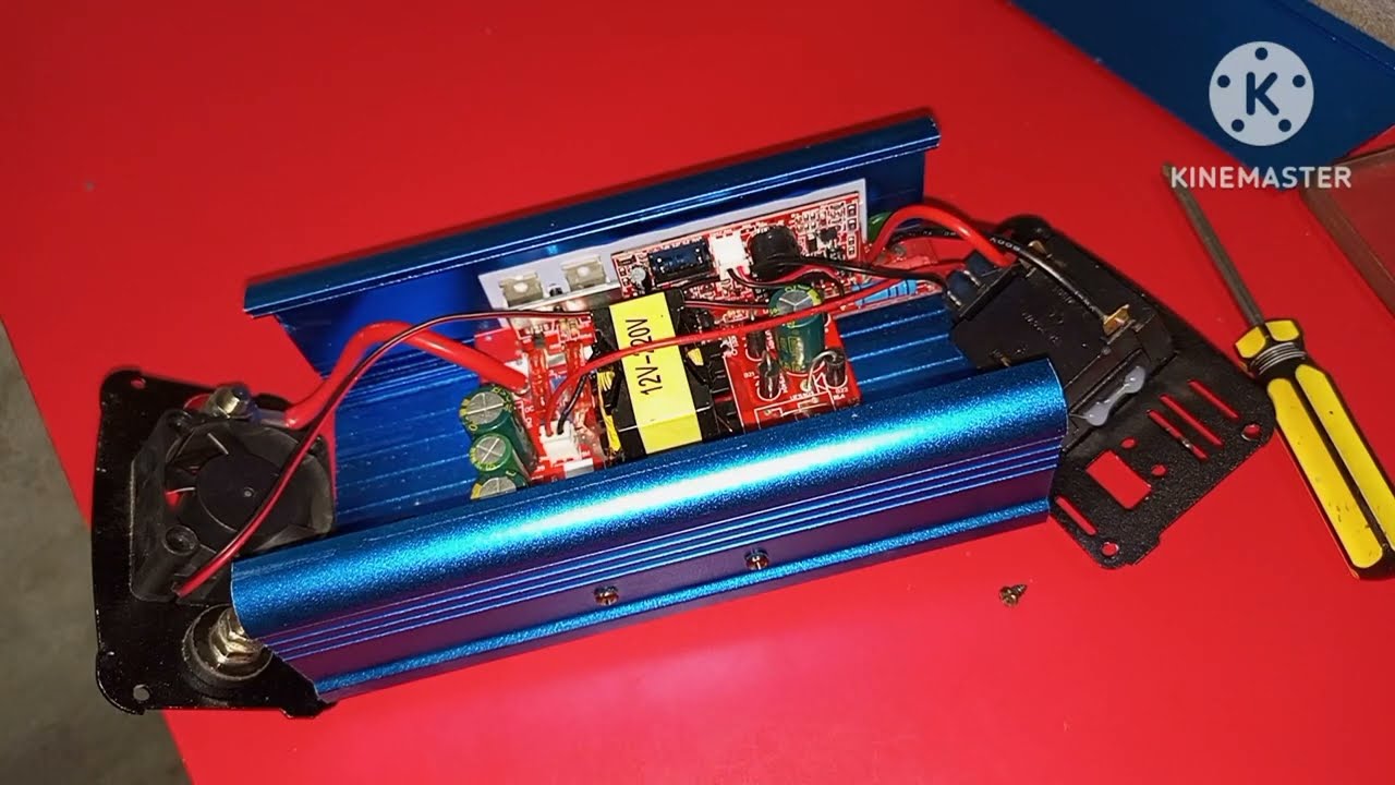desmentling 1000w 12v to 220-240v portable power inverter | pcb board ...