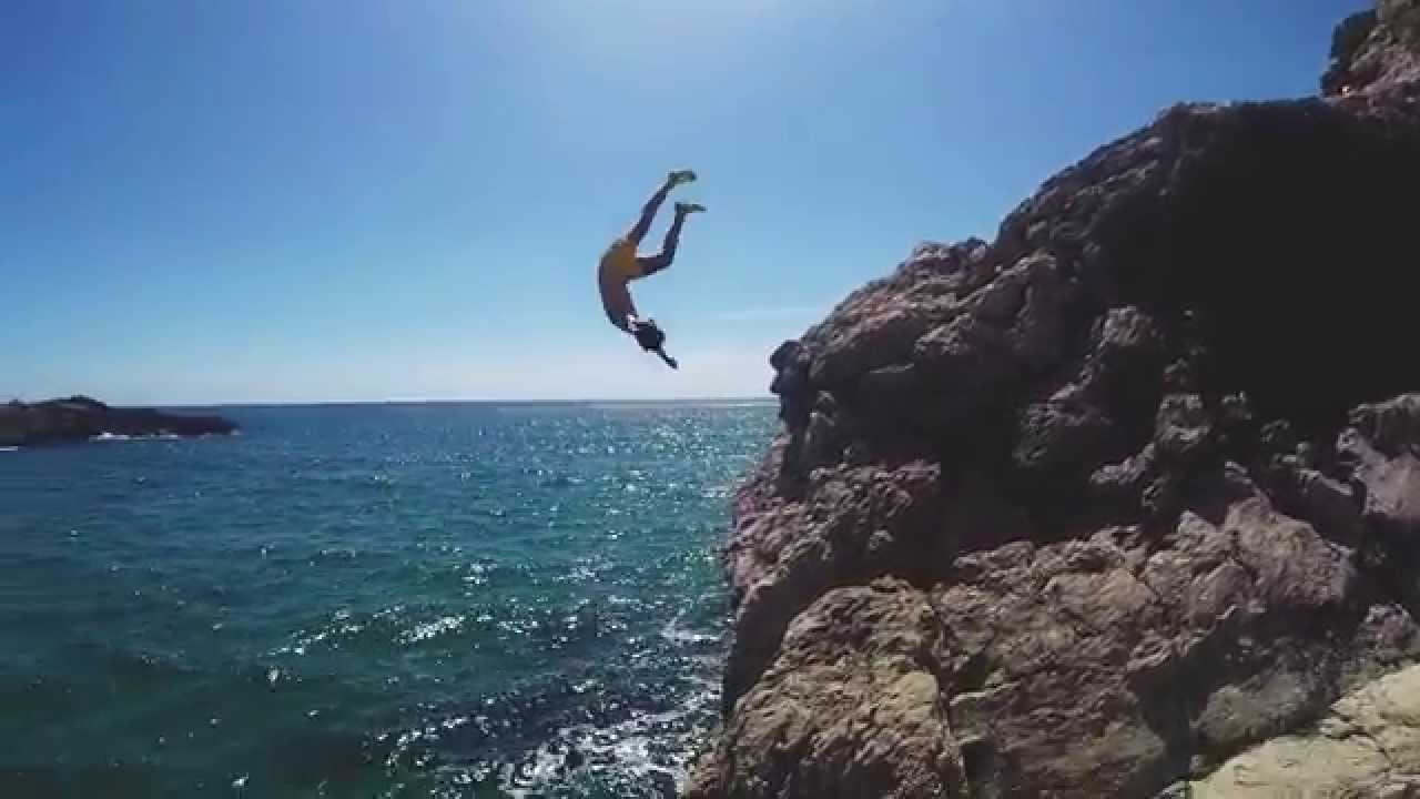 Cliff Jumping | GoPro video HD - YouTube