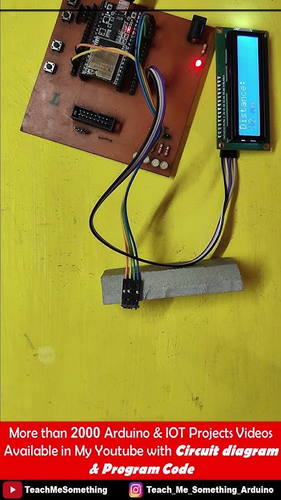 VL53L0X I2C LCD ESP32 Distance Measurement | Time-of-Flight (ToF) ranging sensor Teach Me ...