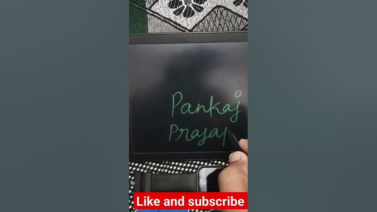 Pankaj Prajapati Write Name Youtube