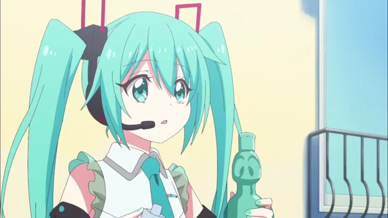 Miku se une a la fiesta de Jashin y le da ánimos para salvar al mundo ...