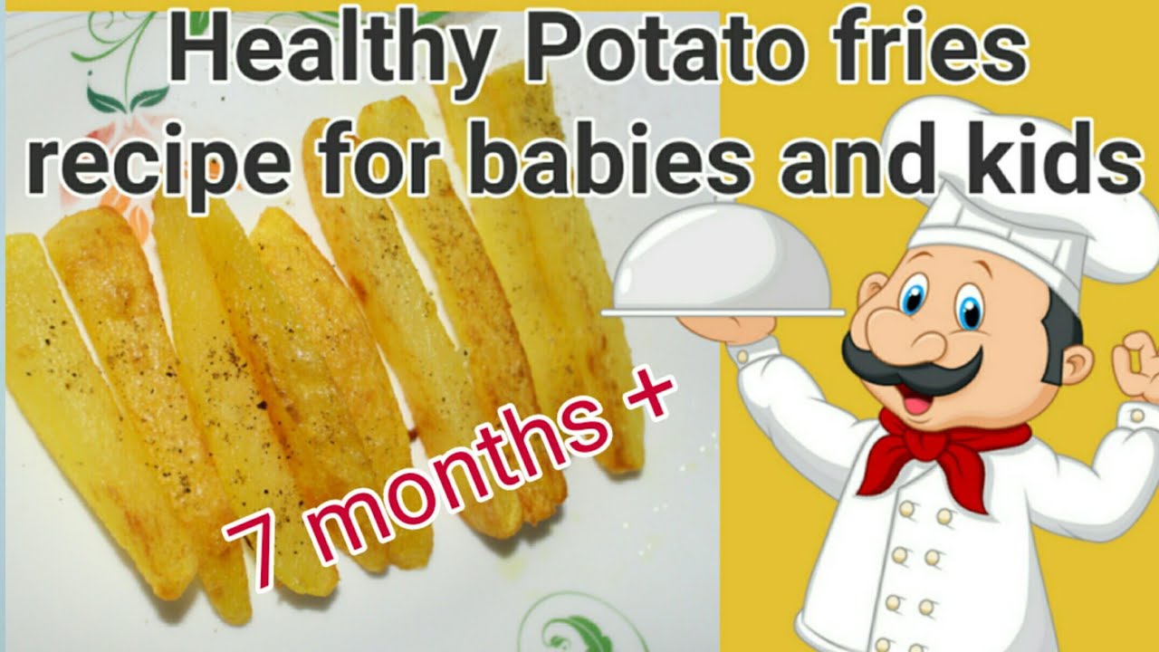 Healthy Finger fries recipe : Homemade potato fries for babies and kids ...