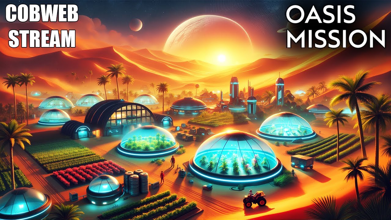 Oasis Mission: Colony Sim - Строительство колонии будущего - YouTube