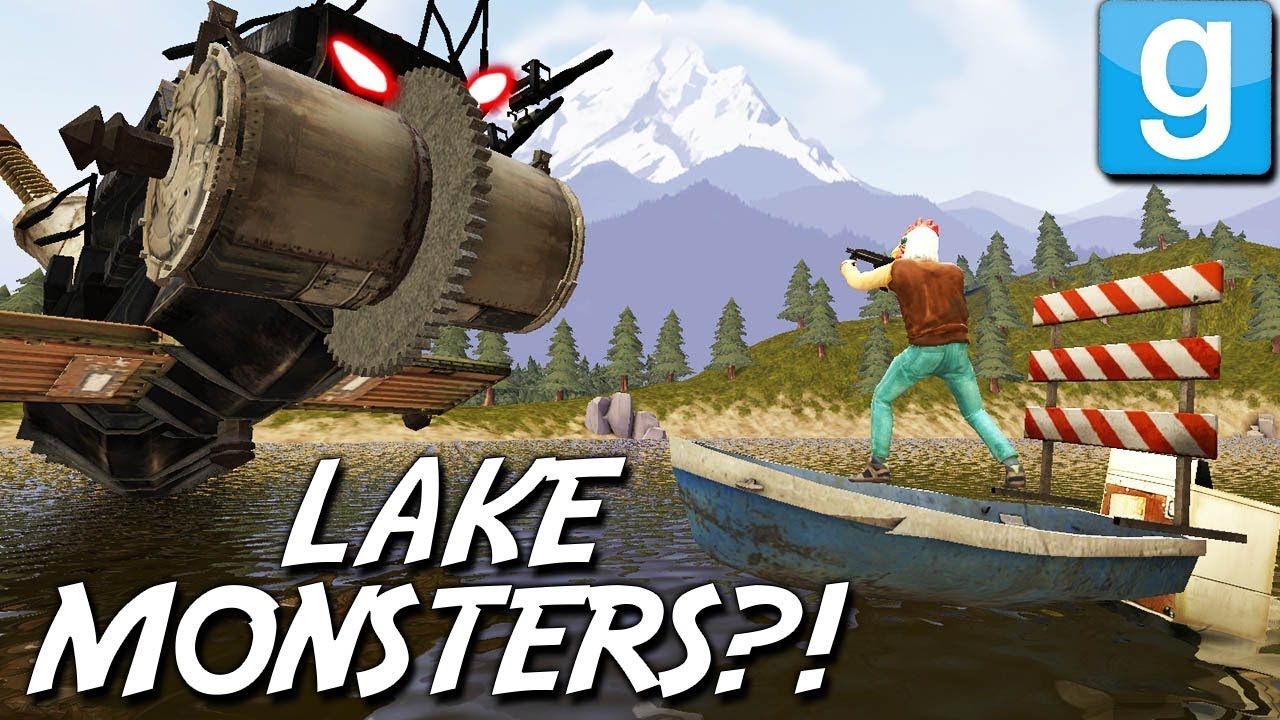 GIANT LAKE MONSTERS ATTACK MY BOATS!!! | Gmod Hilarious Creations - YouTube