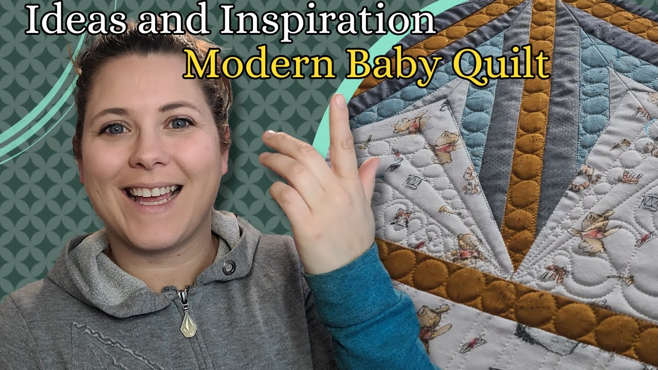 🧵👶 Quilting a Modern Baby Quilt: Ideas and Inspiration - YouTube