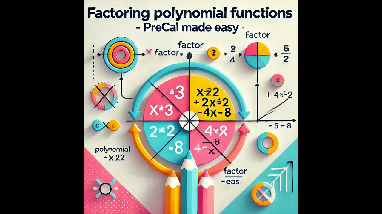 Factoring Polynomial functions: Examples: Master Algebra & Precal - YouTube