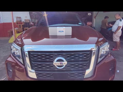 QCY's F24 4K + 1080P Dashcam 9.66 Inches Fullscreen on Nissan Navara ...