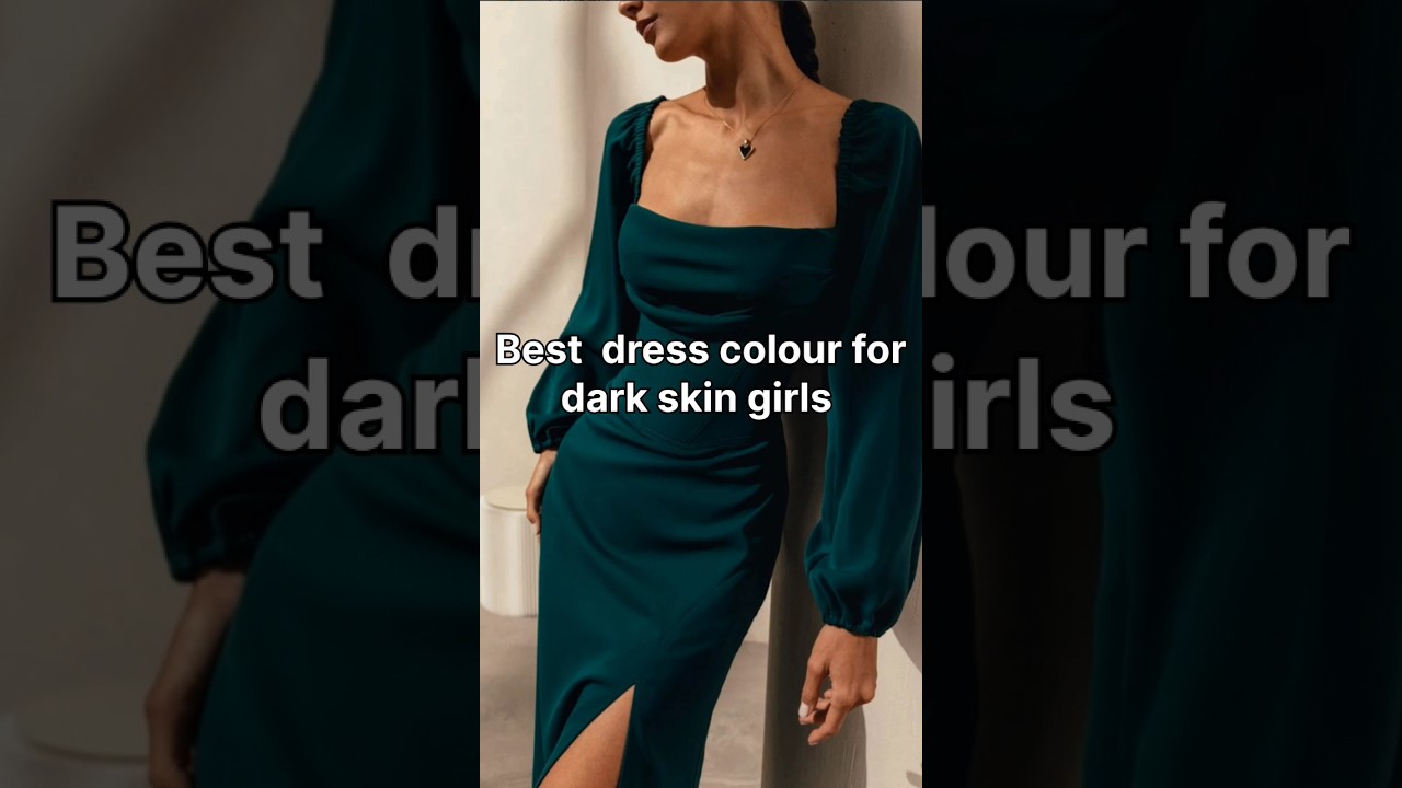Best dress colour for dark skin tone women 💗#new #viral #foryou #wow # ...