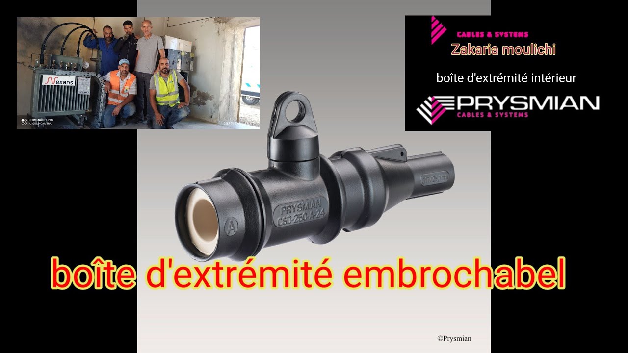 PRYSMAIN : confection d'une boîte d'extrémité embrochabel droit ...