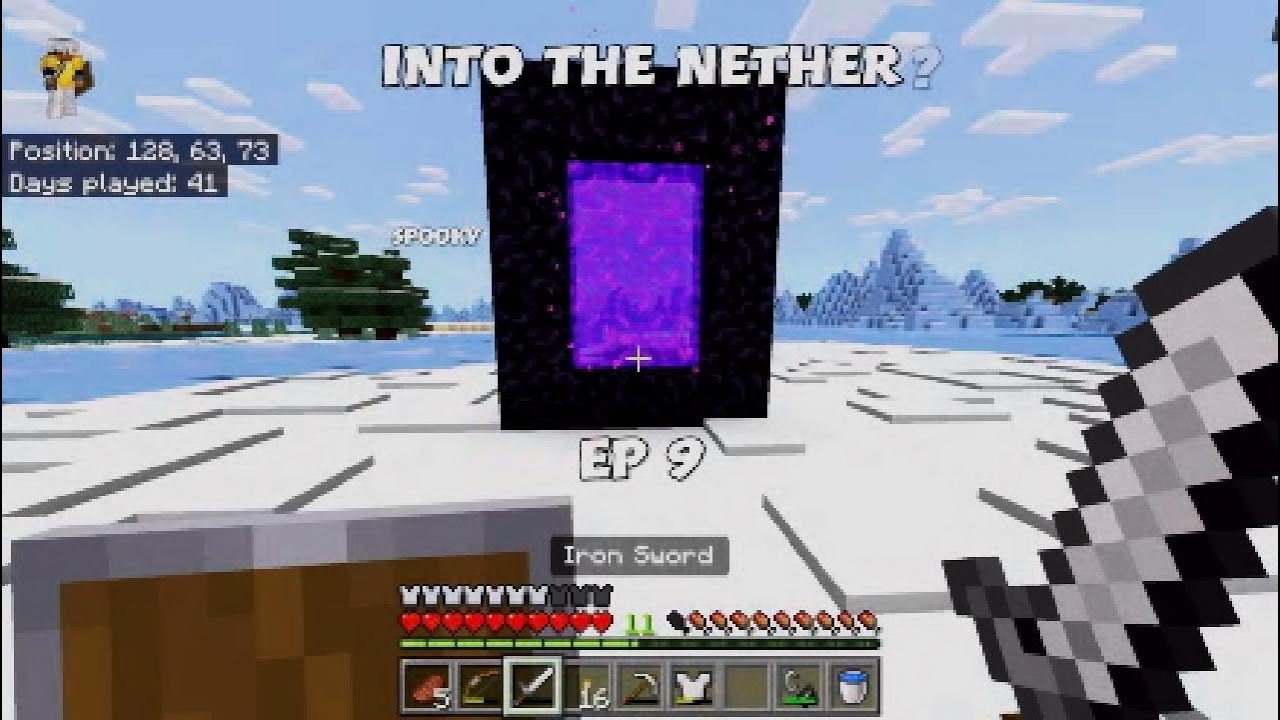A New Adventure... (Nether Bad) |Minecraft Part 9 - YouTube