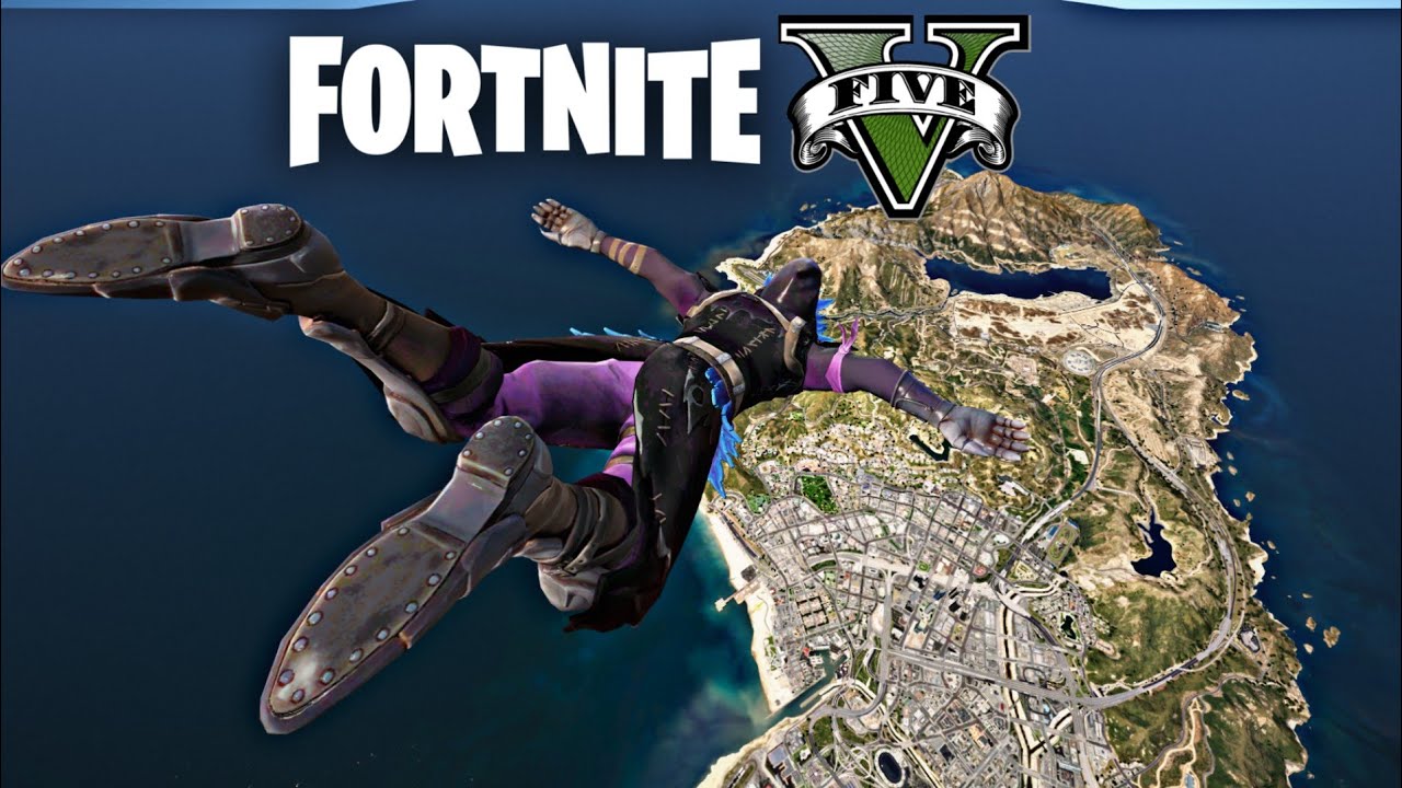 FORTNITE EN GTA 5! - GTA 5 Mods Funny Moments - YouTube