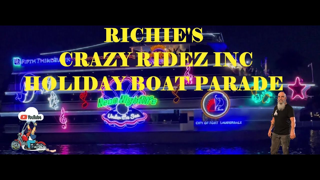 CRAZY RIDEZ INC HAPPY HOLIDAYS BOAT SHOW - YouTube