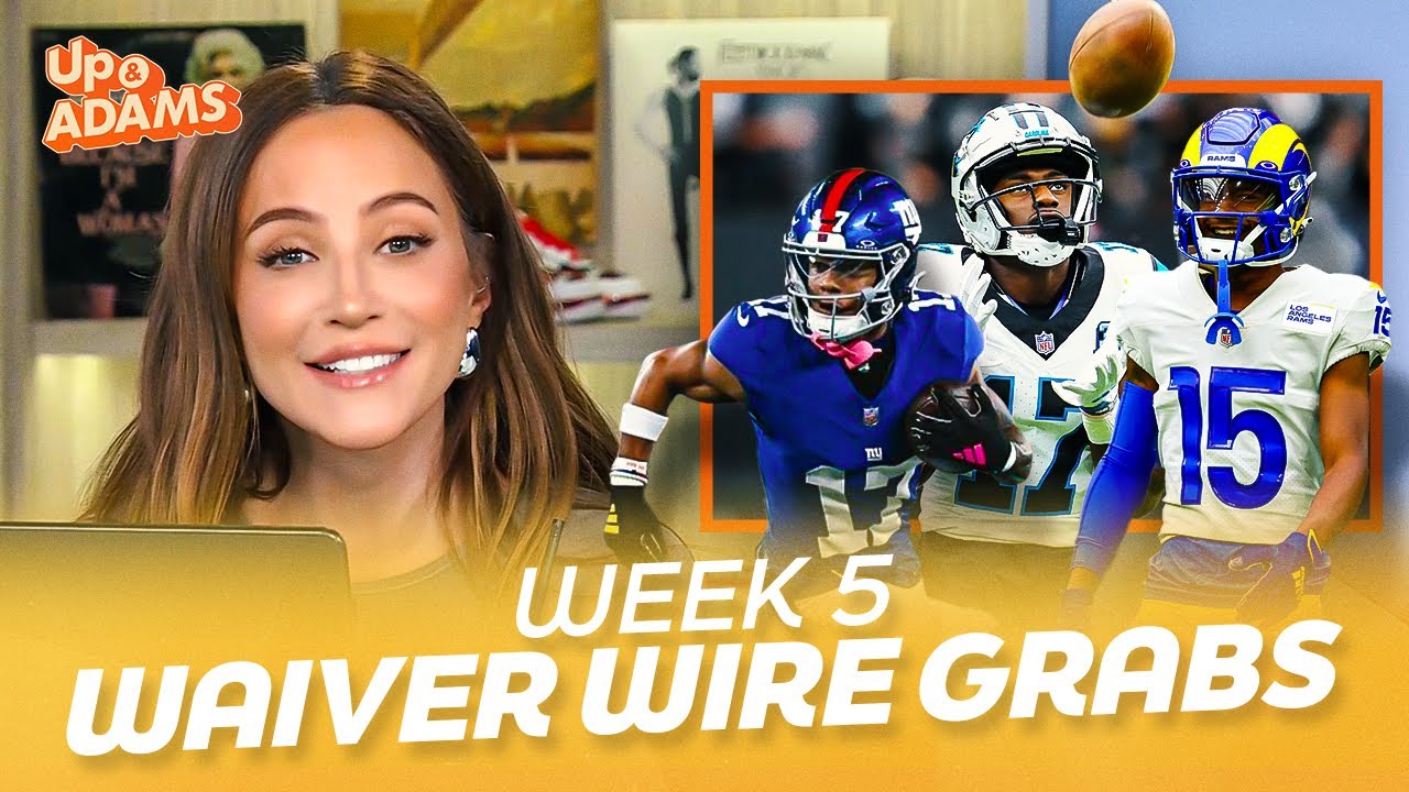Kay Adams' Top 3 WR Week 5 Waiver Wire Adds - Xavier Legette, Wan'dale ...