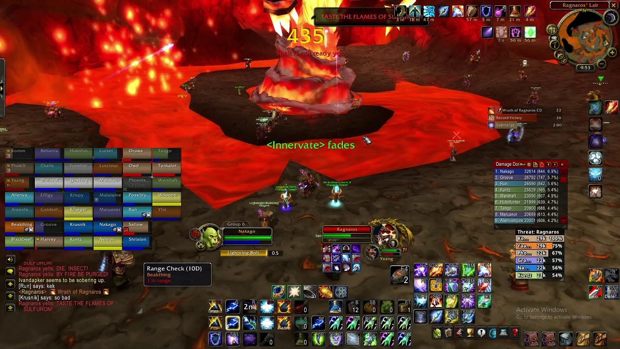 Classic WoW - Ele Shaman vs Ragnaros - YouTube