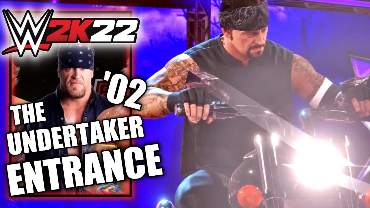 WWE 2K22 The Undertaker ’02 Entrance Cinematic - YouTube