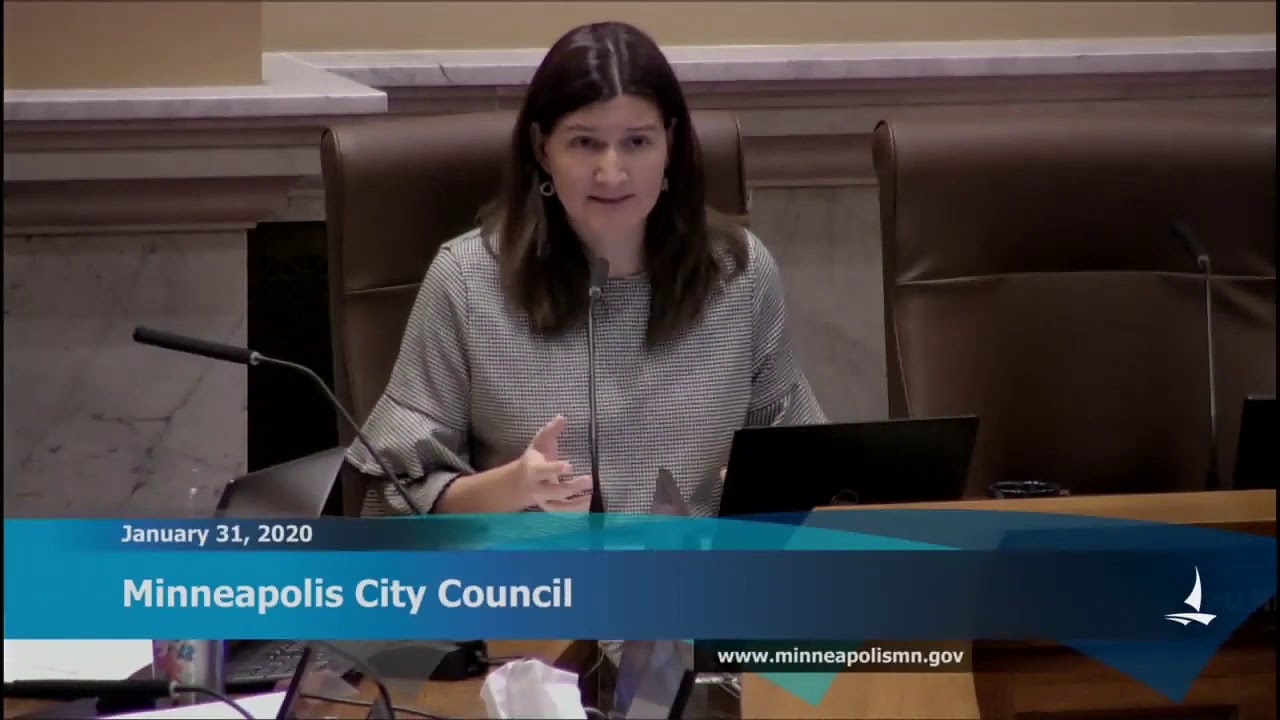 Linea Palmisano on CPED resolution, David Frank reappointment - YouTube