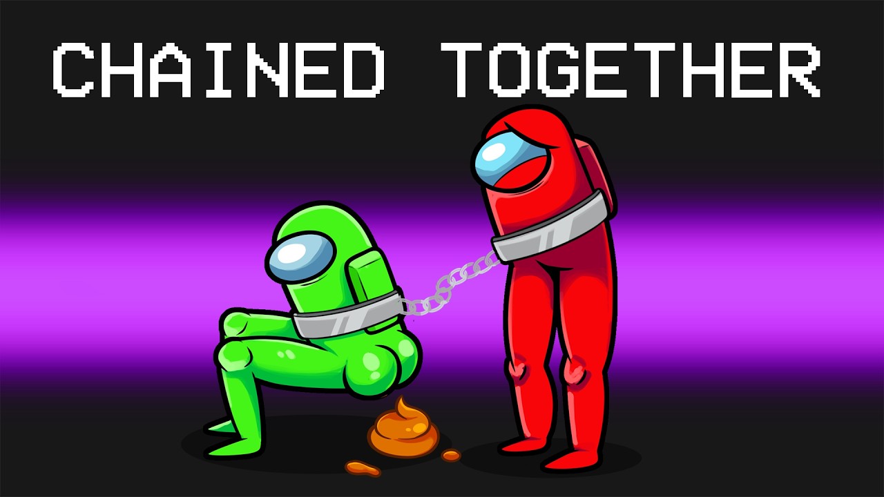 Chained Together in Among Us (Imposter vs Crewmate) - YouTube