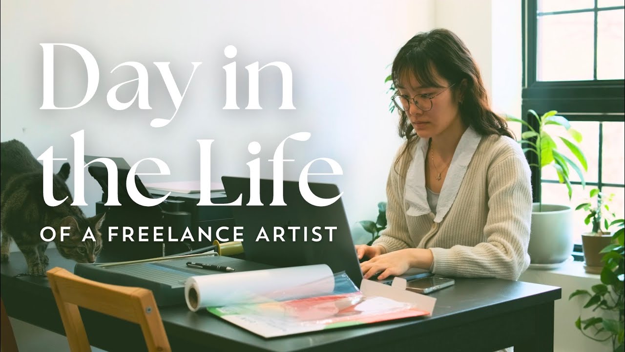 A Day in My Life as a Freelance Artist in NYC | Work With Me + Cozy ...