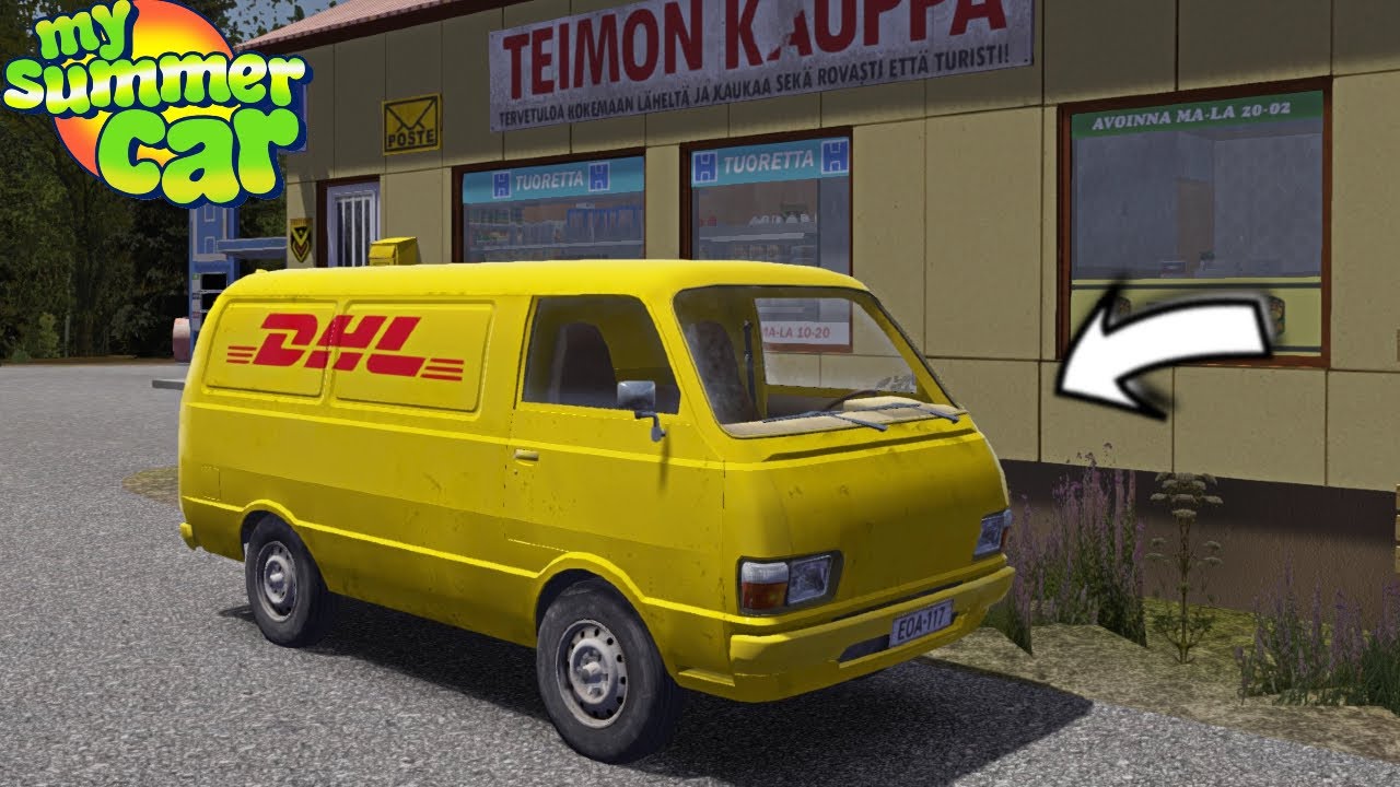 NEW DHL DELIVERY HAYOSIKO VAN SHOWCASE | My Summer Car Mod #41 - YouTube