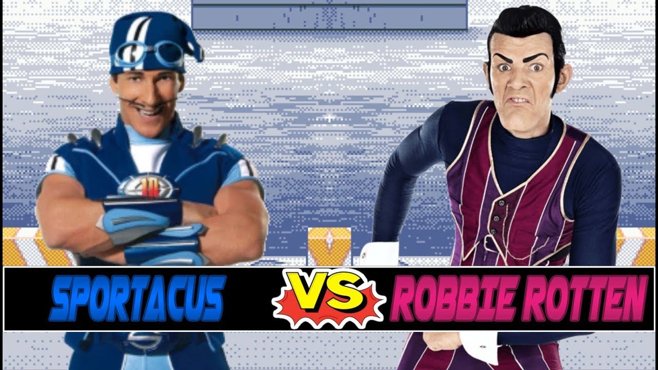 M.U.G.E.N. Battles | Sportacus vs Robbie Rotten - YouTube