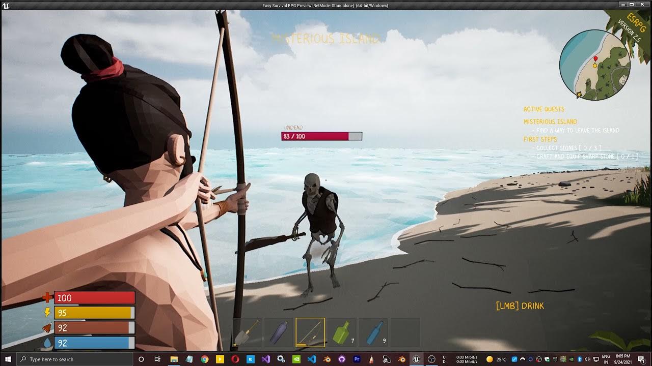 Low Poly Survival Game In Unreal Engine 4 - YouTube