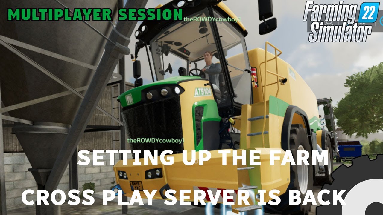 Setting up the crossplay server |Calmsden farm| Farming Simulator 22 ...