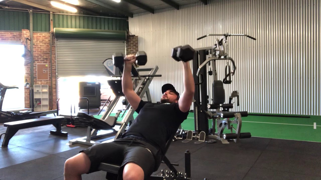 Incline Dumbbell Bench Press with Rotation (Pronated to Neutral) (Short ...
