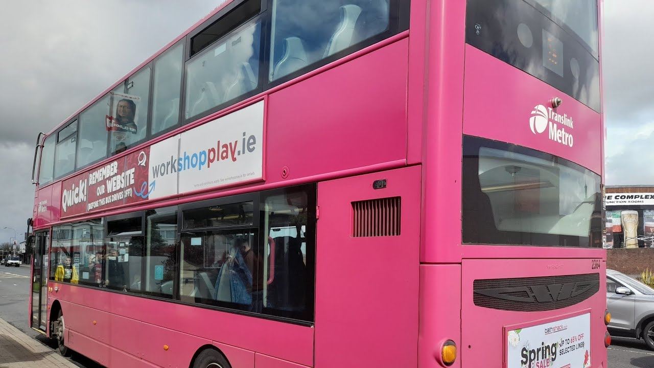 My journey on Translink Metro bus route 1A (2364) - YouTube