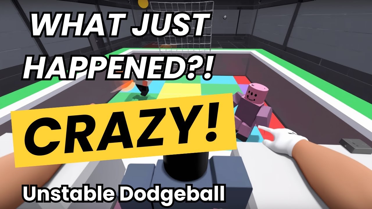 THIS GAME IS CRAZY! 😱 | Roblox Unstable Dodgeball Gameplay (Funny ...