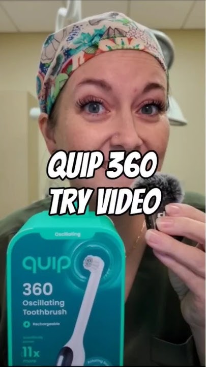 Let's try the new quip 360 electric toothbrush!! - YouTube