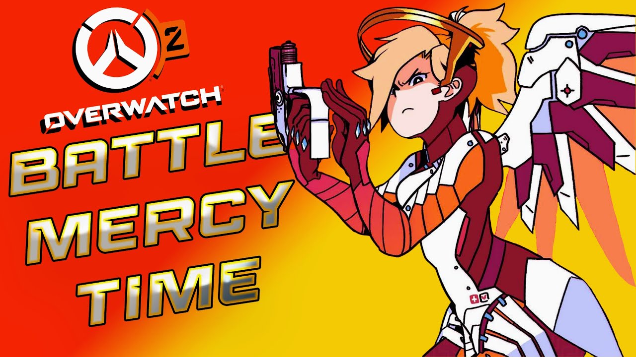OverWatch 2! Battle Mercy! Funny Moments! - YouTube