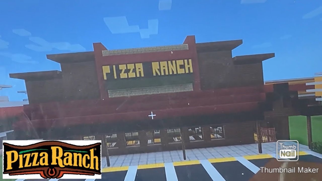 Minecraft Tutorial #104: How To Make A Pizza Ranch (Buffet Restaurant ...