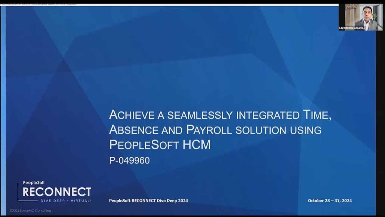 Reconnect 2024: Seamlessly Integrated Time, Absence, Payroll Management ...