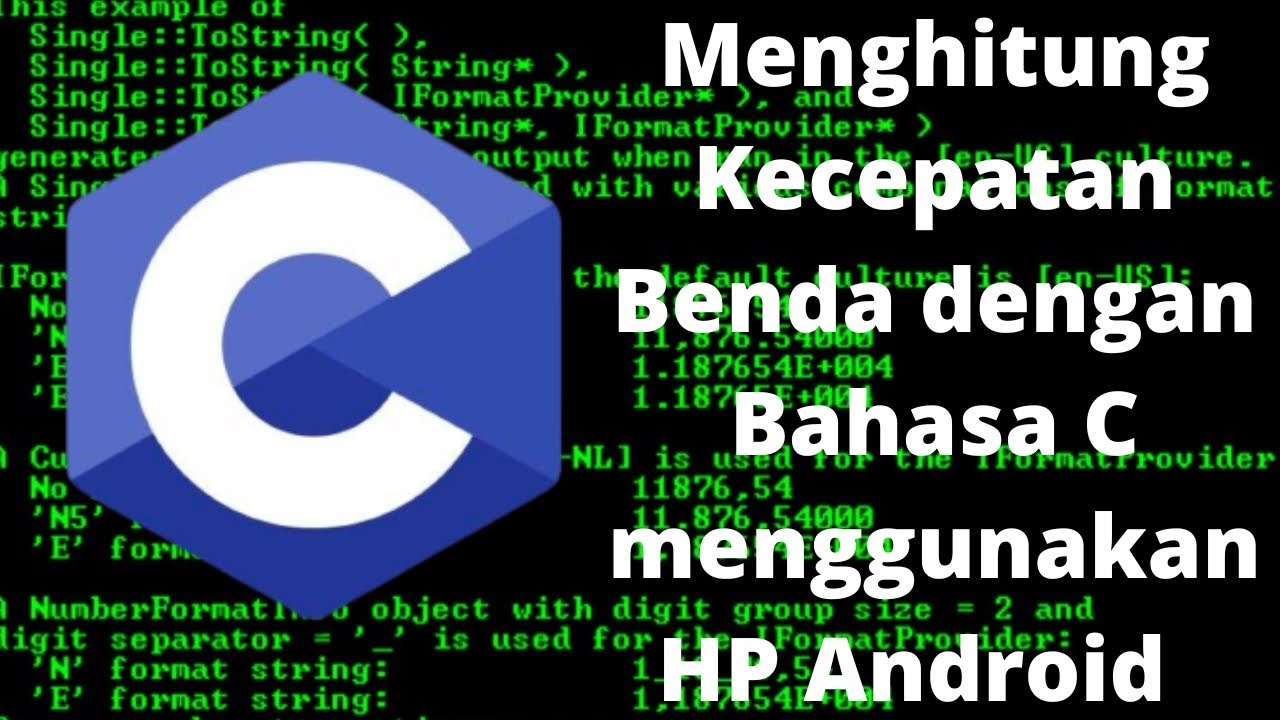 Bahasa C | Menghitung Kecepatan Benda #untirta #bahasac #coding - YouTube