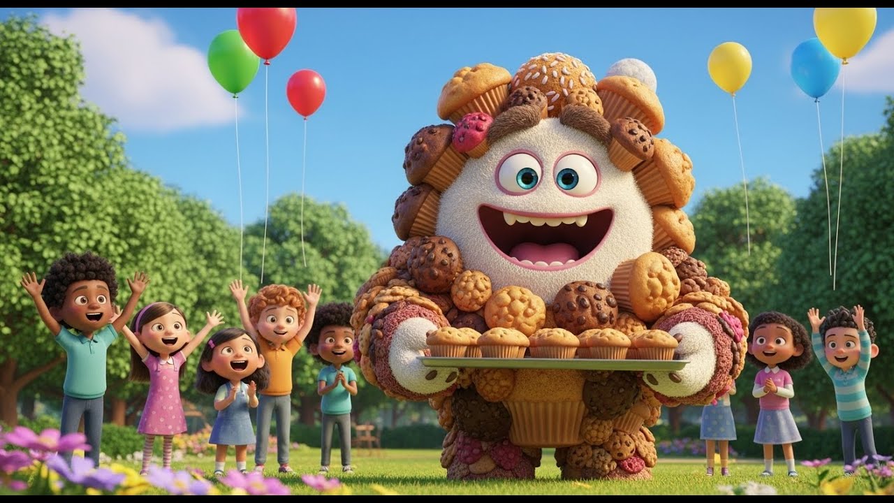 The Muffin Monster’s Sharing Secret 🧁 | Fun Kids Story & Lesson on ...