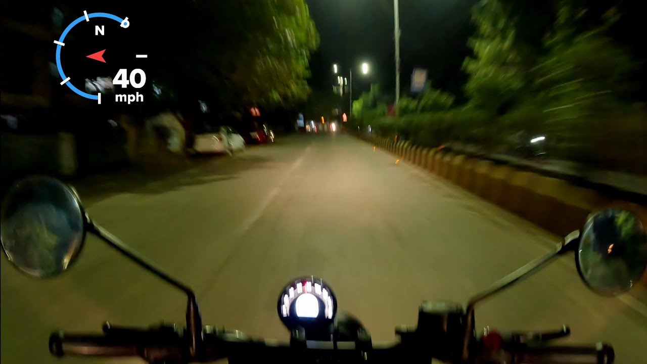 Night Ride 4K | Nagpur| Royal Enfield Hunter 350 | GoPro Hero 11 - YouTube