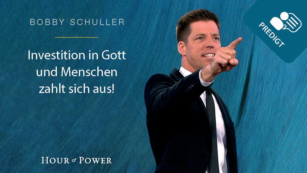 Investition in Gott und Menschen zahlt sich aus! - Predigt von Bobby ...
