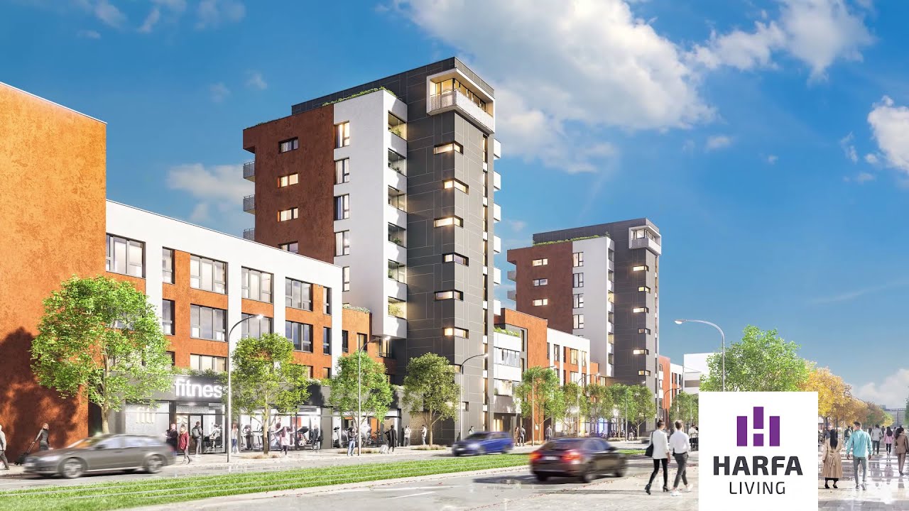 HARFA LIVING - nejlepší ceny nových bytů v Praze - YouTube