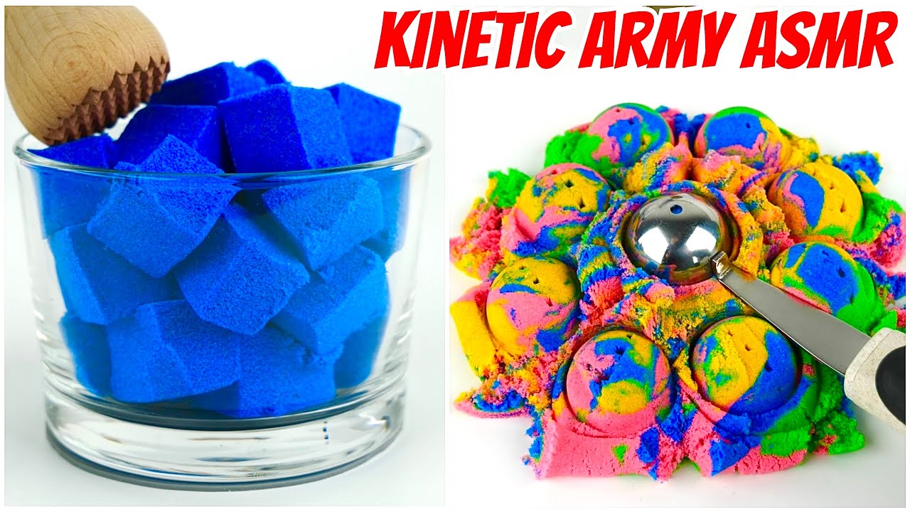 Kinetic Sand ASMR The Most Relaxing & Satisfying Sand Videos - YouTube