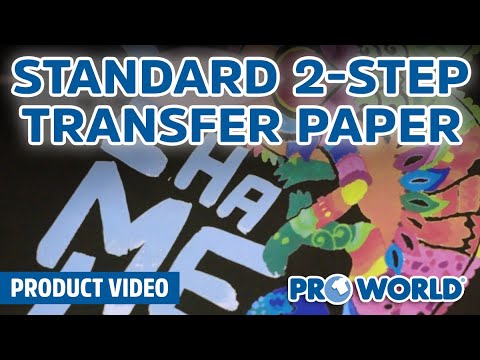 UNINET IColor Standard 2 Step Transfer Paper - YouTube
