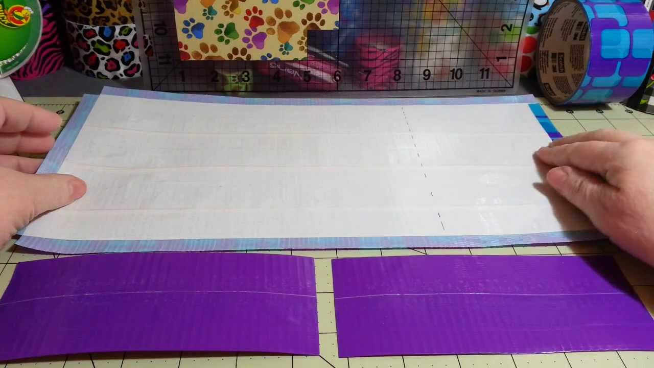 DIY- DuckTape Bible Cover Tutorial - YouTube