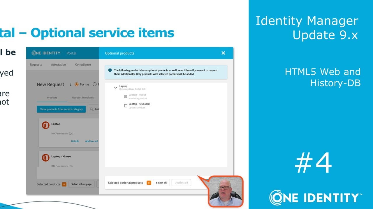 Identity Manager | Update 9.x #4 | HTML5 Web and History-DB - YouTube