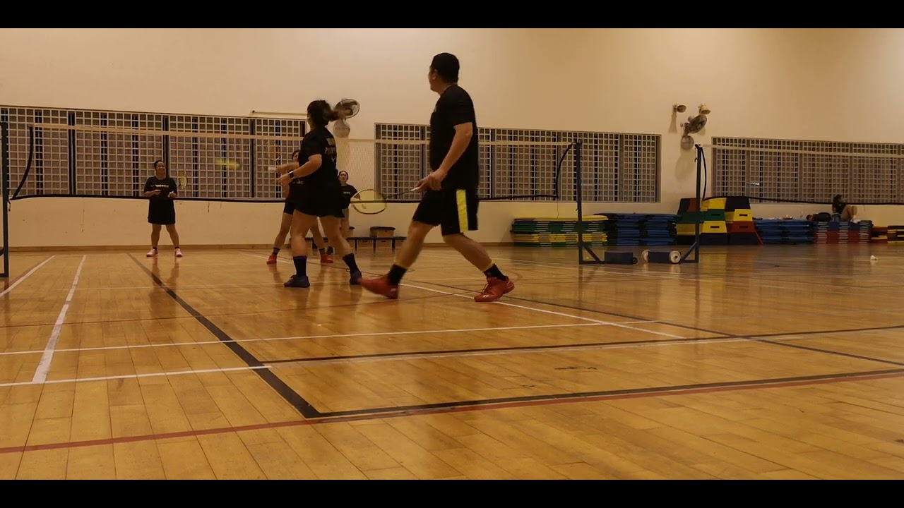Fun badminton game - 6 February 2022 - YouTube