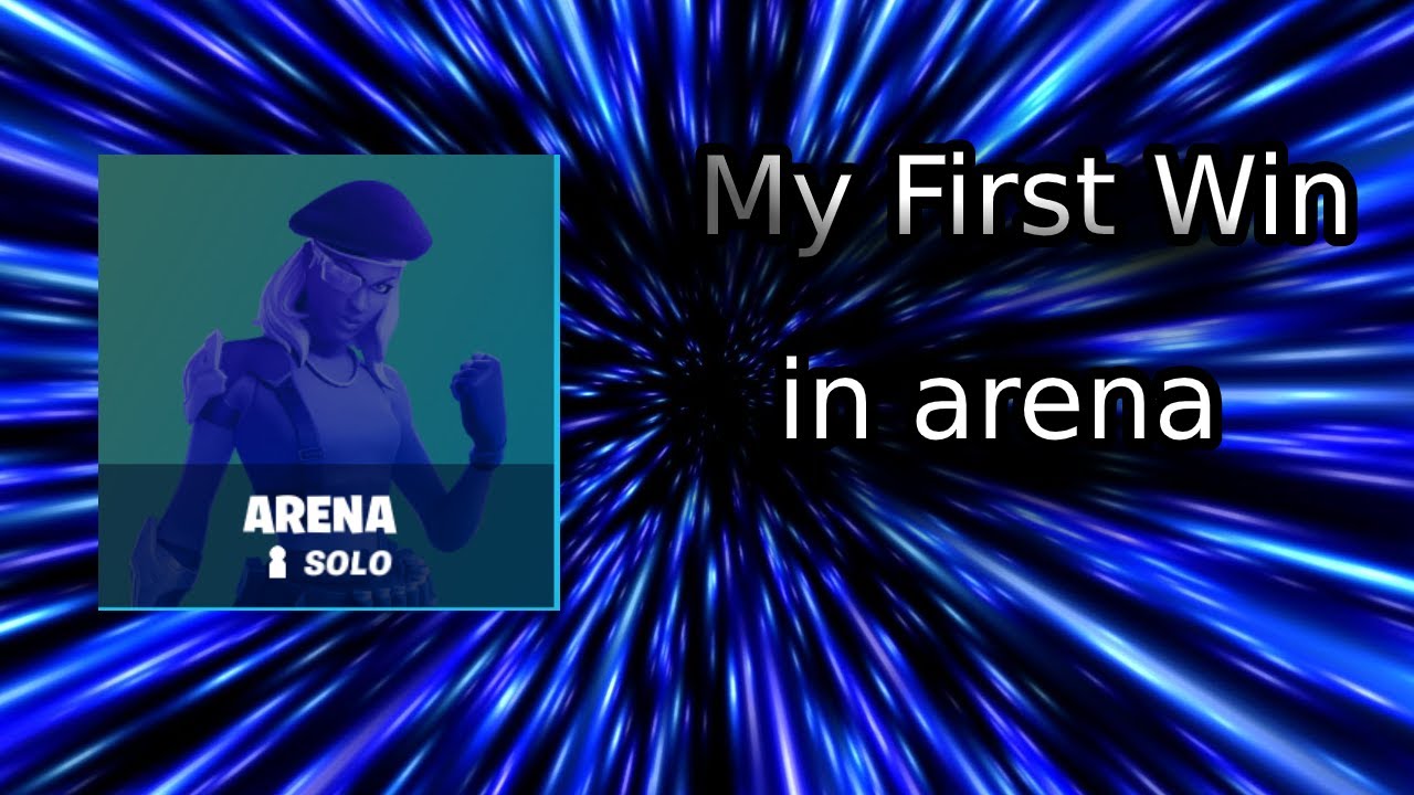 first win in arena - YouTube